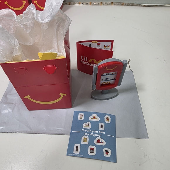 McDonald's | Toys | Mcdonalds Red And Gray Display Toy Set 225 | Poshmark
